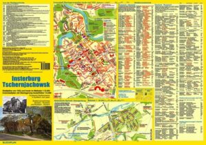 Stadtplan Insterburg 1932 / Tschernjachowsk heute – BLOCHPLAN