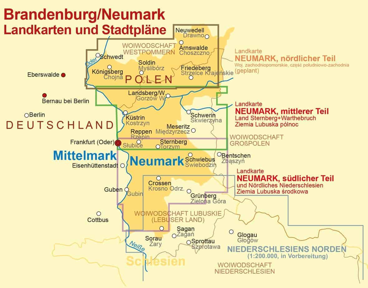 Landkarten Neumark - BLOCHPLAN